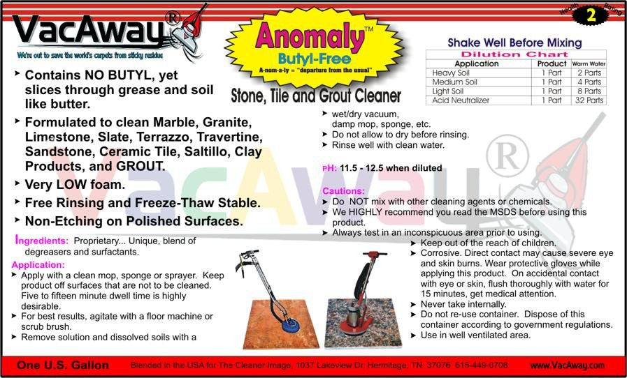 VacAway Anomaly Stone and Tile Cleaner – Smart Cleaning Solutions
